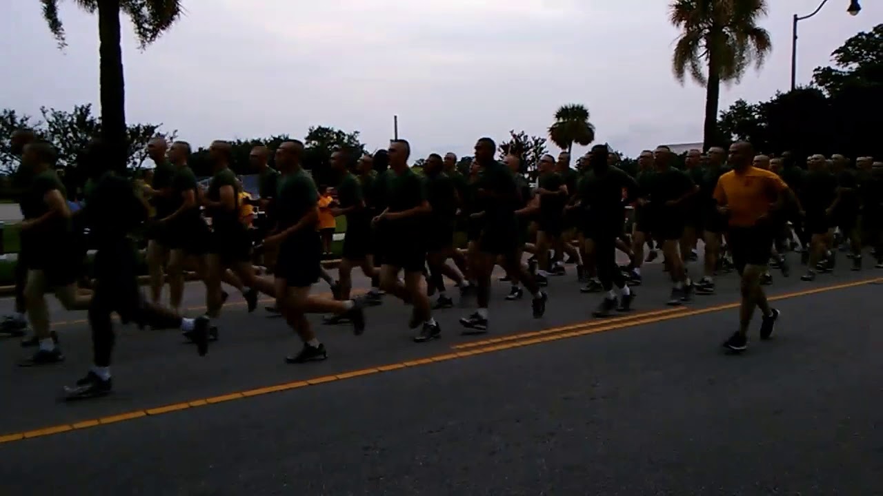 Fox Company MOTO RUN 9/7/17 Parris Island - YouTube