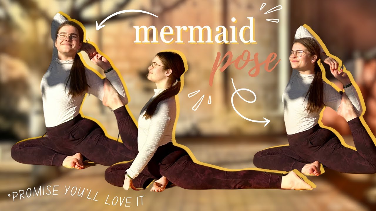 Flow into Mermaid Pose | Intermediate Advanced Vinyasa Yoga | 30 ...