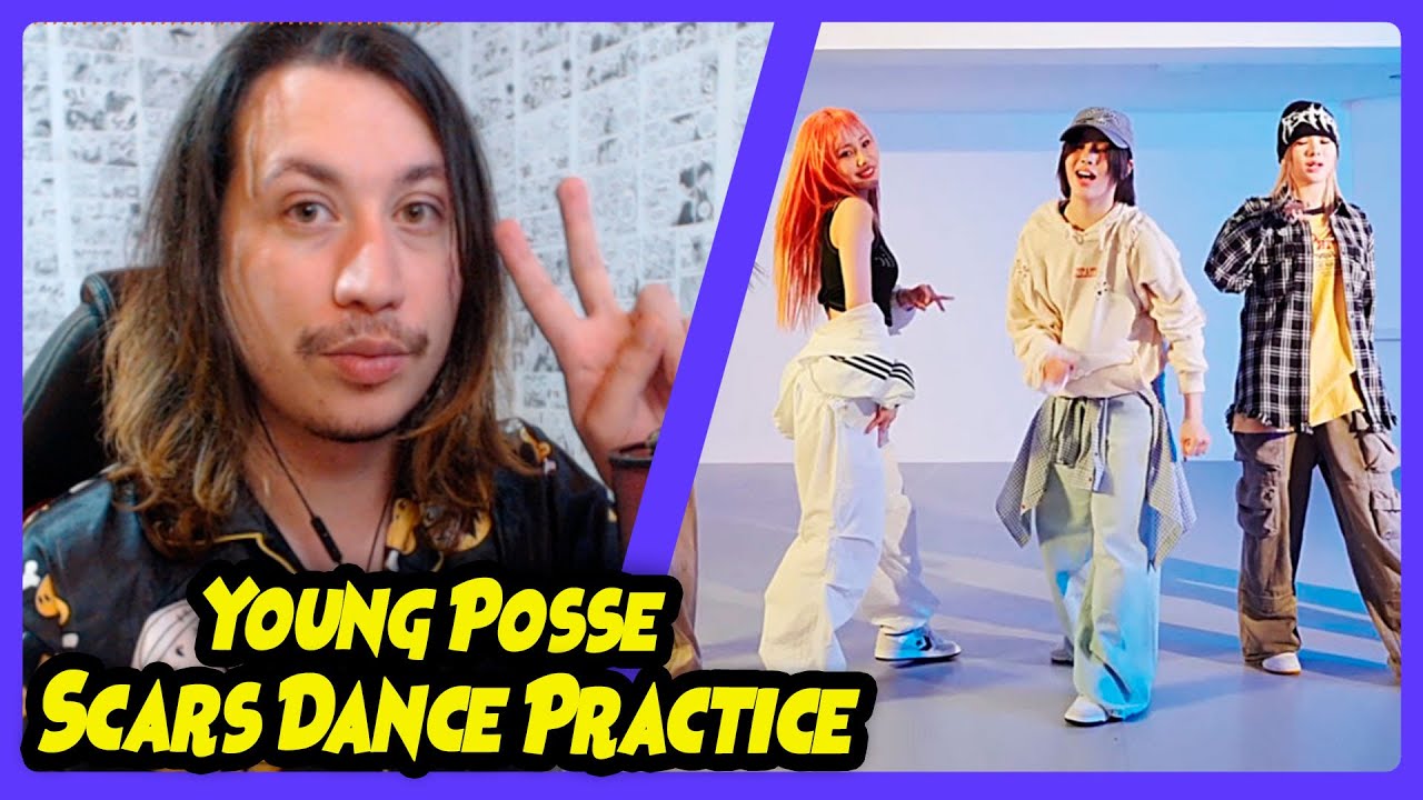 YOUNG POSSE (영파씨) 'Scars' Dance Practice | REACT DO MORENO - YouTube