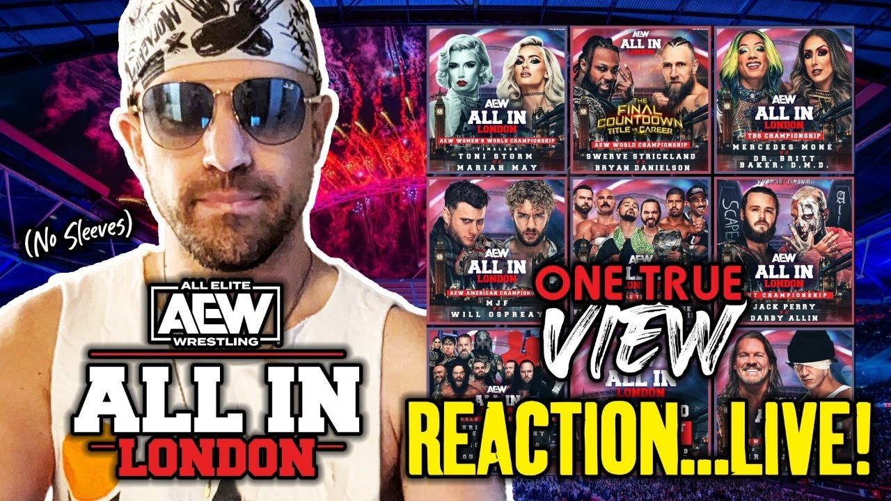 LIVE REACTION Of AEW ALL IN 2024 With Dominic DeAngelo! (9 PM ET ...