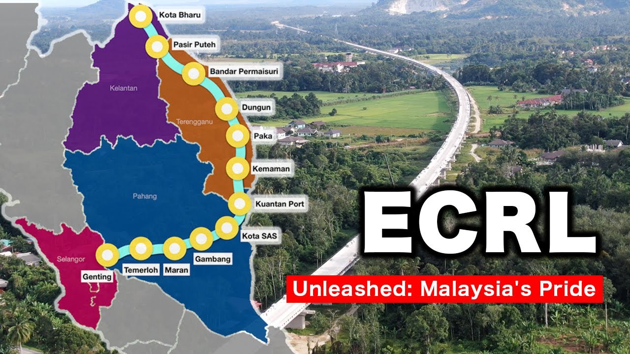 ECRL Project Turbocharging East Coast Malaysia's Future - YouTube