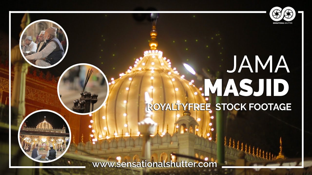 Jama Masjid || Delhi || Royalty free Footage || High Definition ...