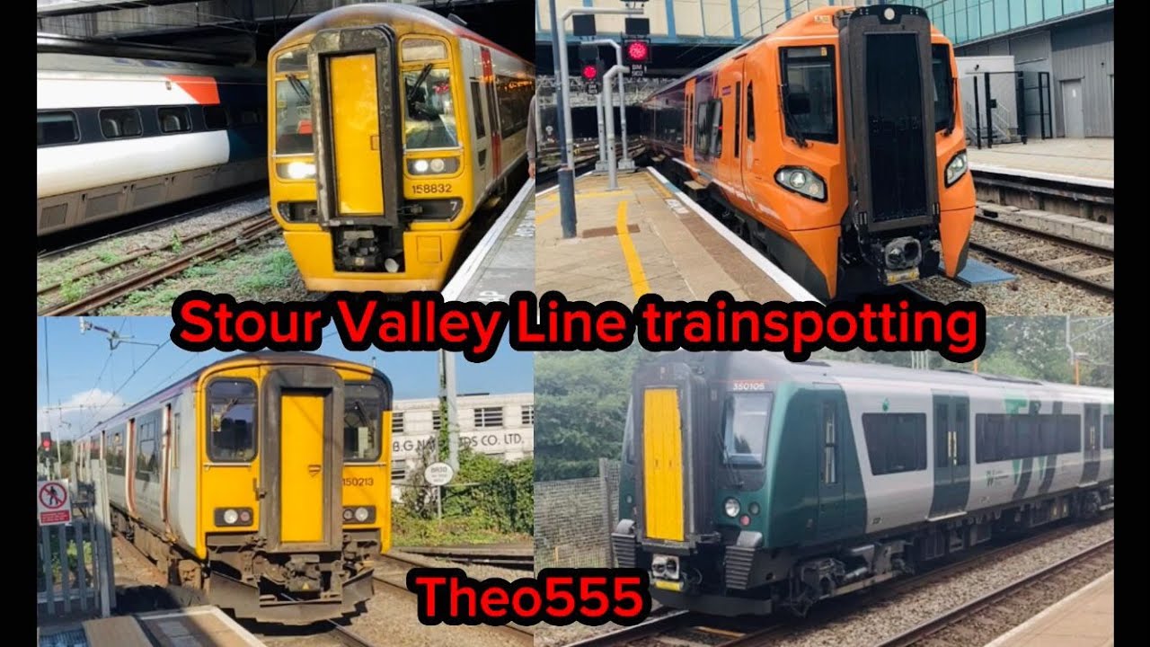 Trains at Birmingham New Street and Stour Valley Line Trainspotting ...