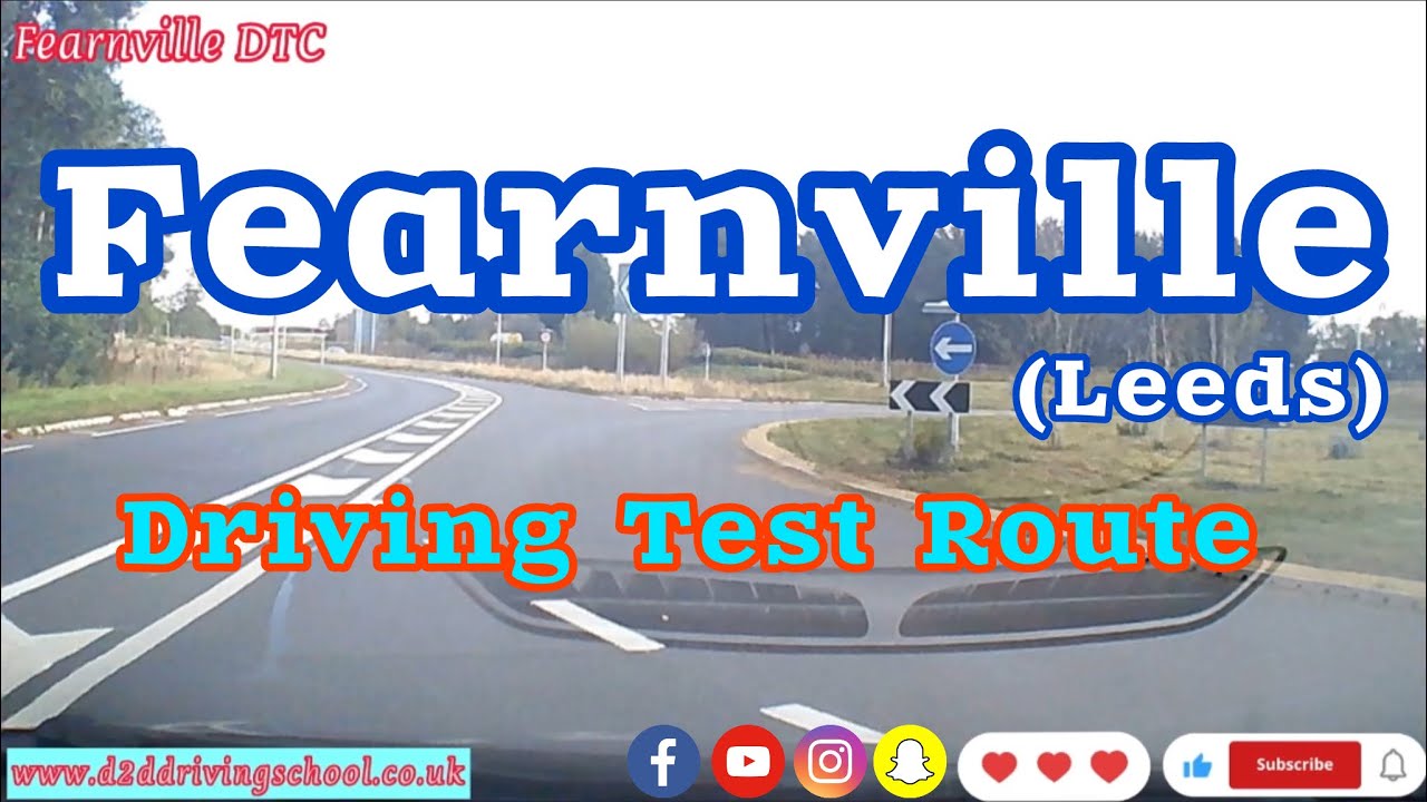 Fearnville(Leeds) driving test Route No 1, #harehills #leeds #testroute ...