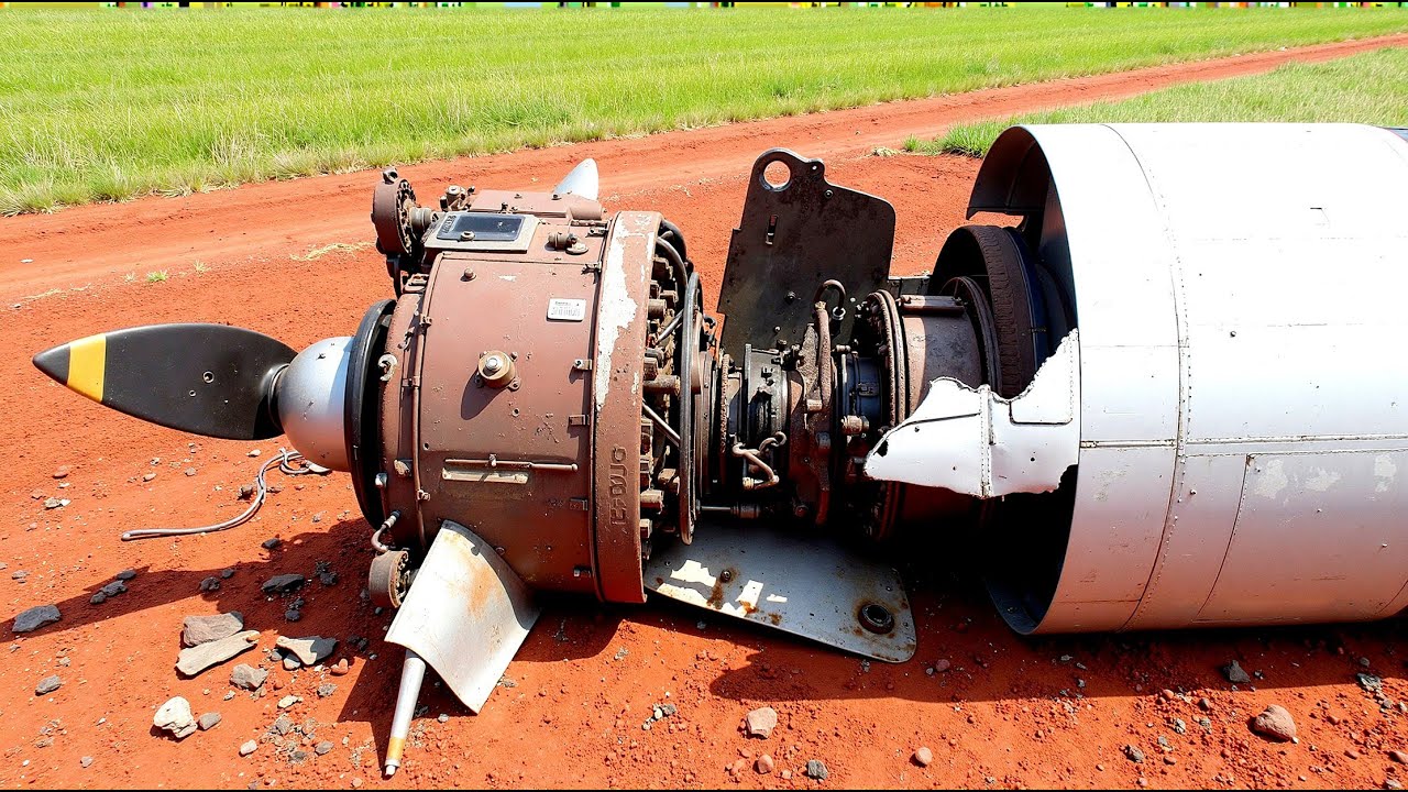 Great OLD PROPELLER Airplane Engines Cold Starting up and Heavy Sound ...
