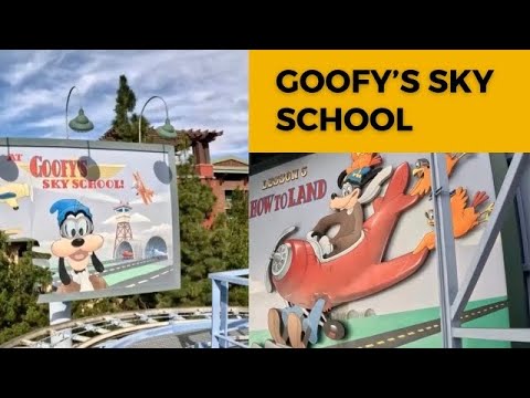 Goofy's Sky School at Disneyland CA. - YouTube