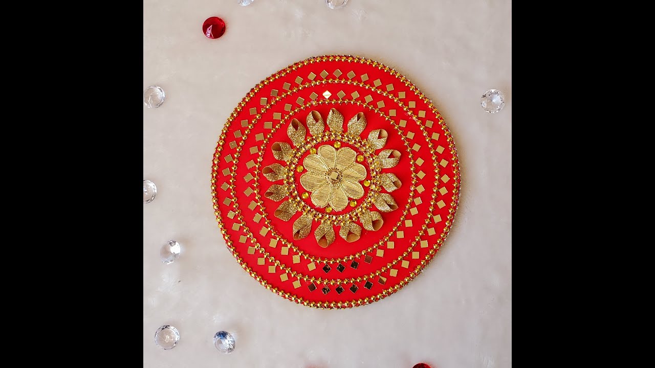 Diy Beautiful Cardboard Rangoli / Home Decor Craft idea / Cardboard ...