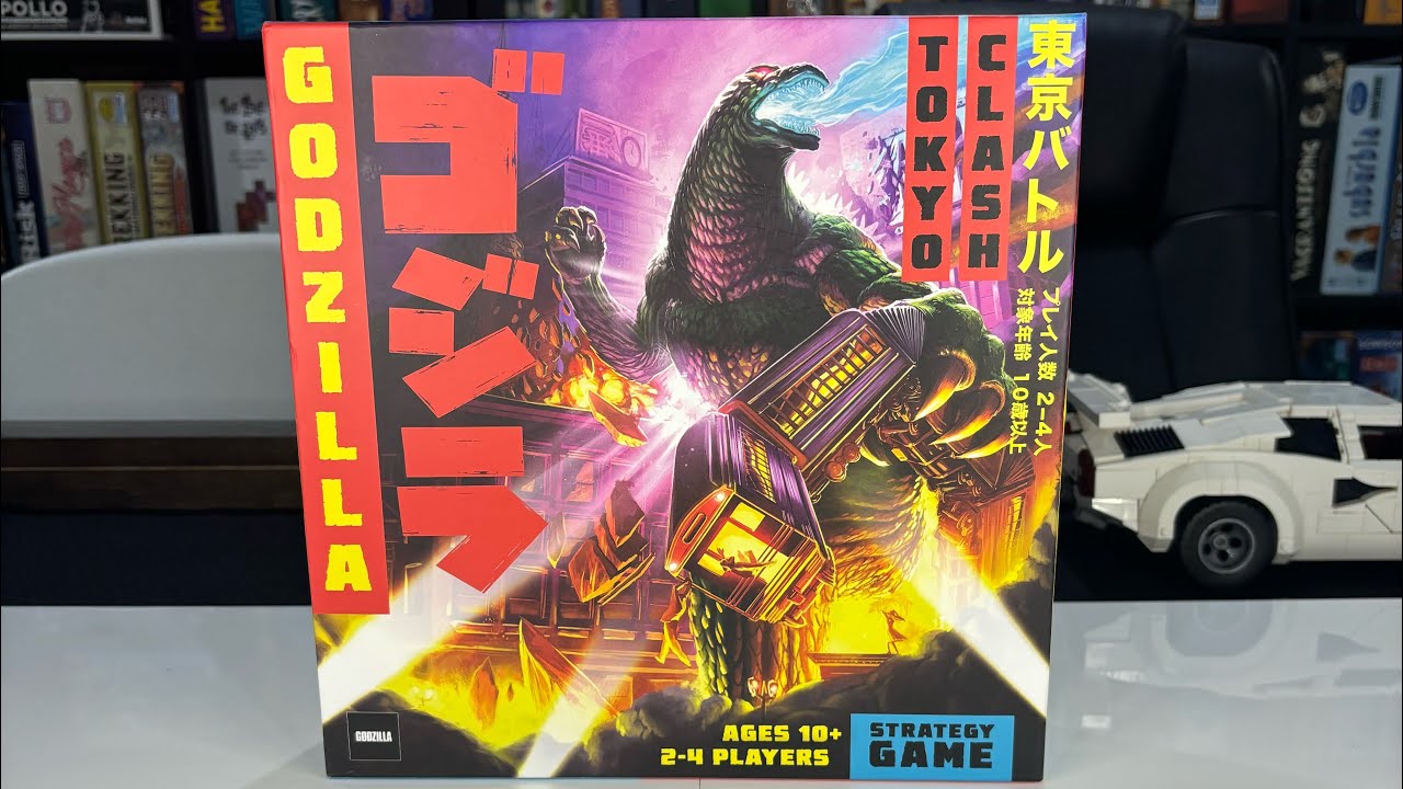Godzilla Tokyo Clash Board Game Unboxing - YouTube