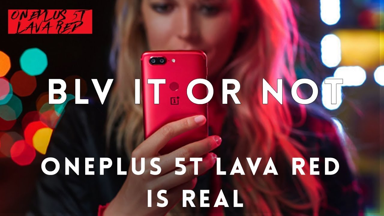 OnePlus 5T in Lava Red color Latest HD 4k - YouTube
