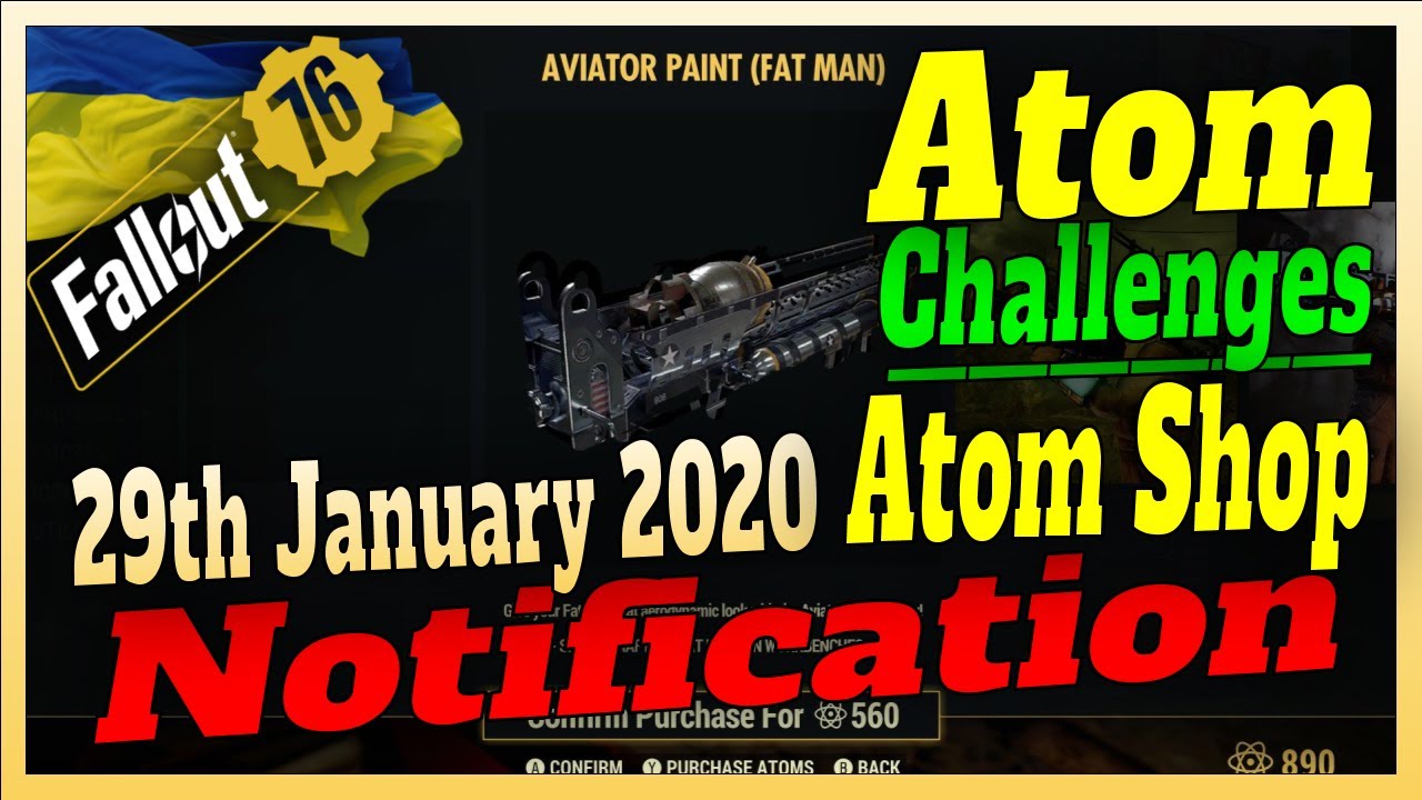 Fallout 76 Atomic Shop: Aviator Fat Man Skin | Super Fast 50 Atoms via ...