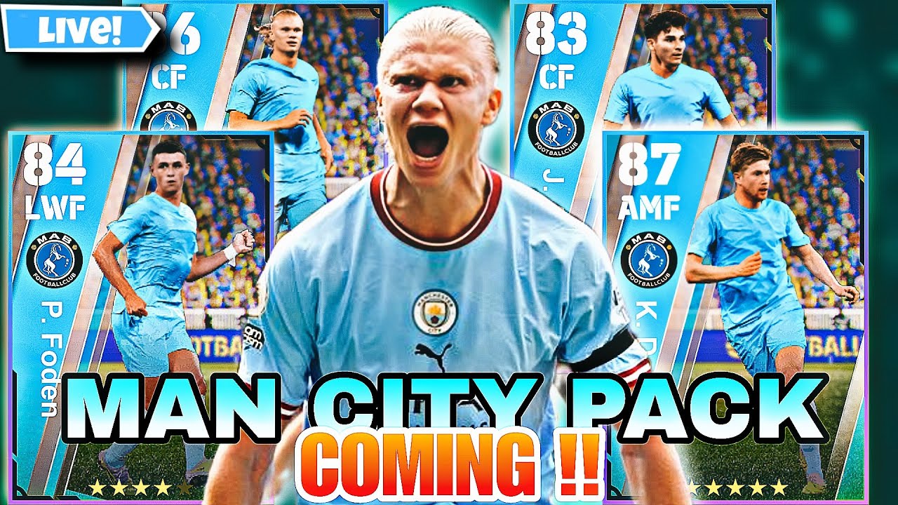 MAN CITY PACK COMING🔥| RANK PUSH + FRIENDLY | EFOOTBALL 23 MOBILE LIVE🔴 ...