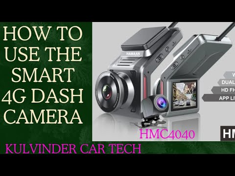 How to use Smart 4G Dash cam. AHD front and rear camera recording or ...