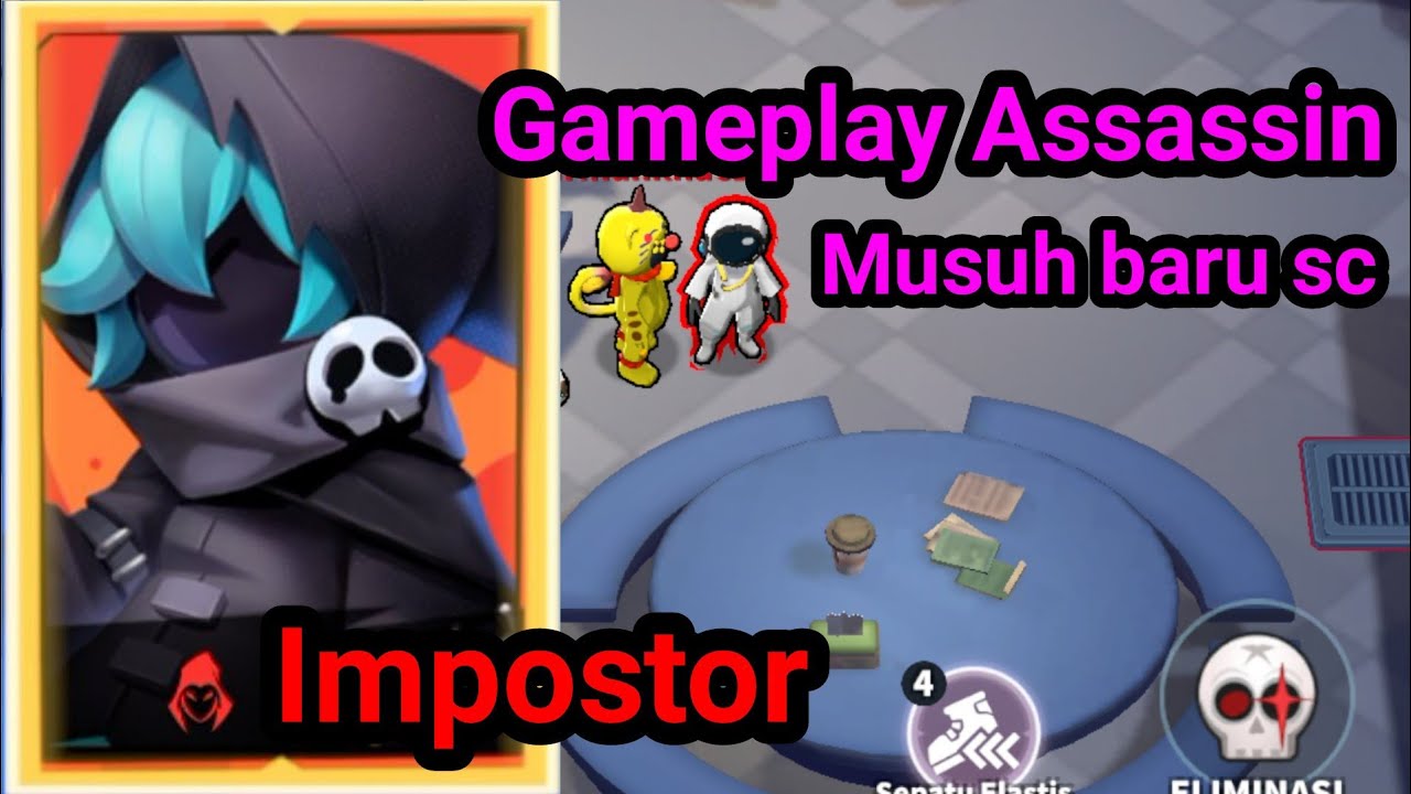 REVIEW PERAN BARU ASSASSIN IMPOSTOR SUPER SUS - GAMEPLAY ASSASSIN SUPER ...
