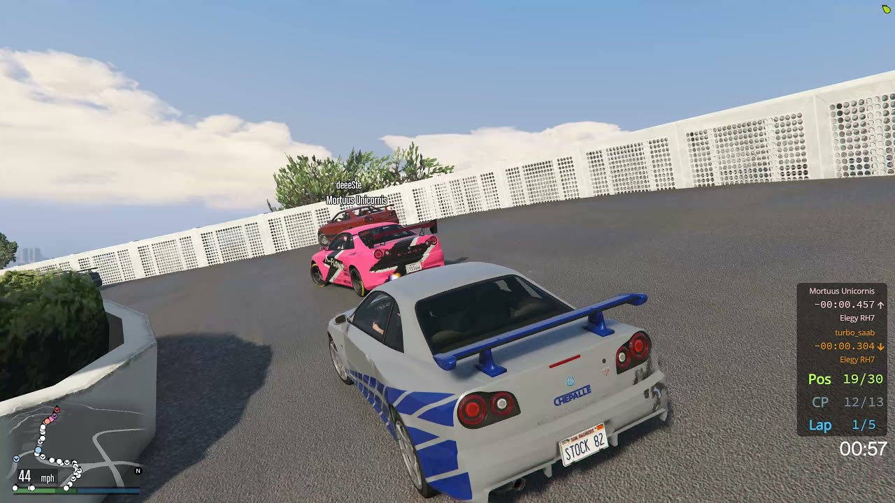 GTA FiveM Racing | Annis Elegy RH7 | Bottled Fireworks - YouTube