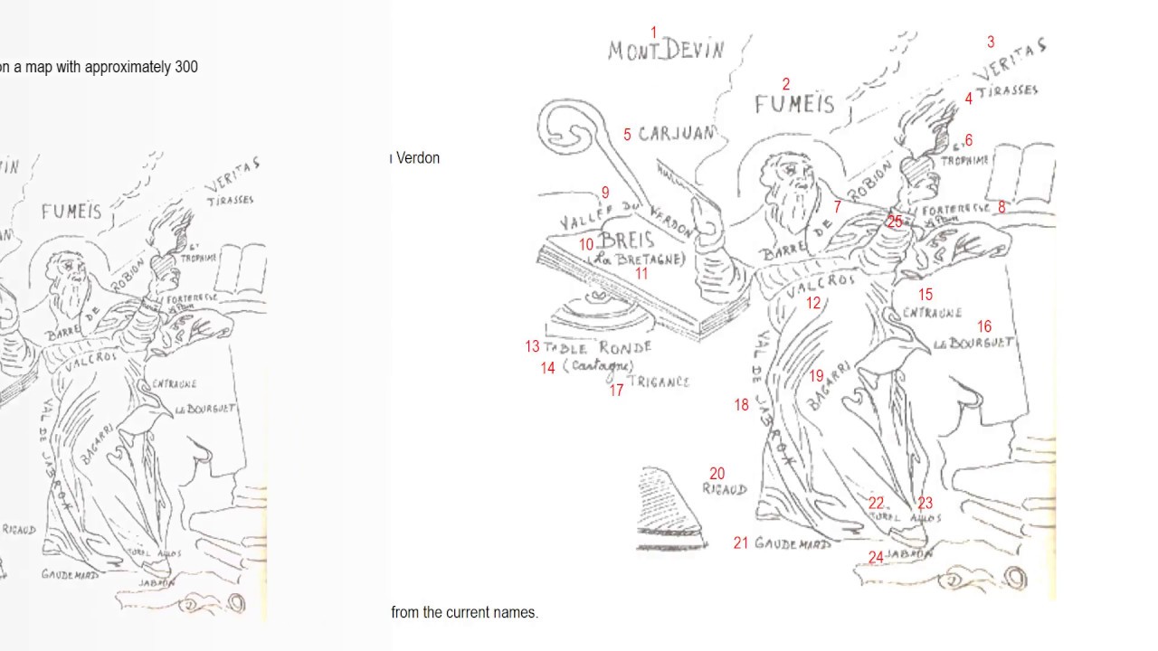 The trail of the knights templar treasure in the Verdon in France ...