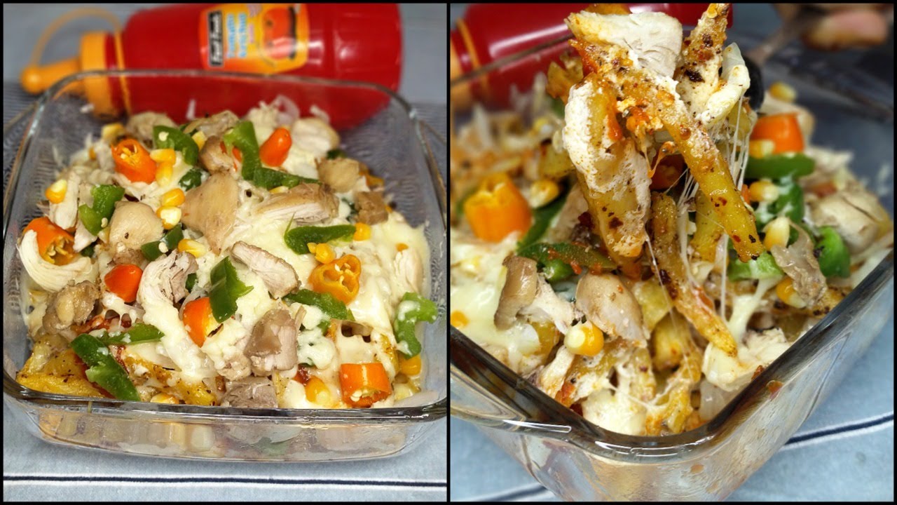 Loaded Pizza Fries Recipe || Restaurant Style Loaded French Fries - YouTube