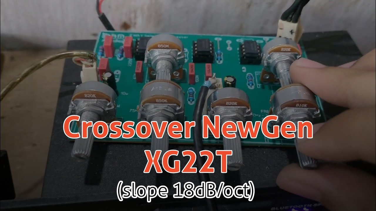 REVIEW - Crossover NewGen XG22T (slope 18dB/oct) - YouTube