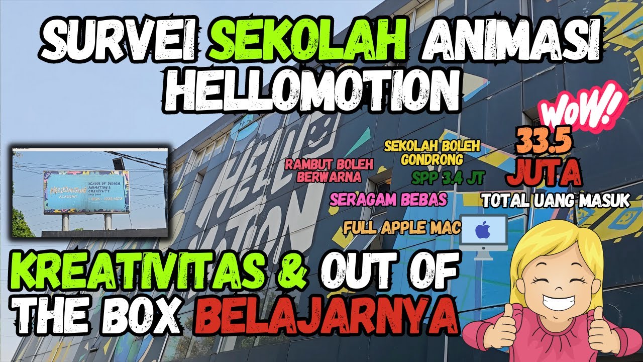 🟢Hellomotion high school⁉️Berkunjung kesolah animasi dan kreatifitas ciputat tangerang # ...