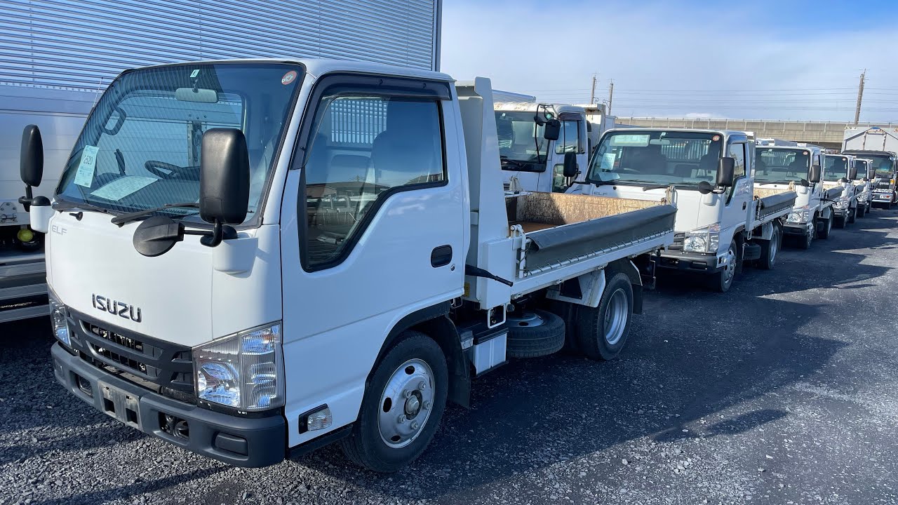 Isuzu Elf Dump Trucks Japan | Commercial Vehicles Japan - YouTube