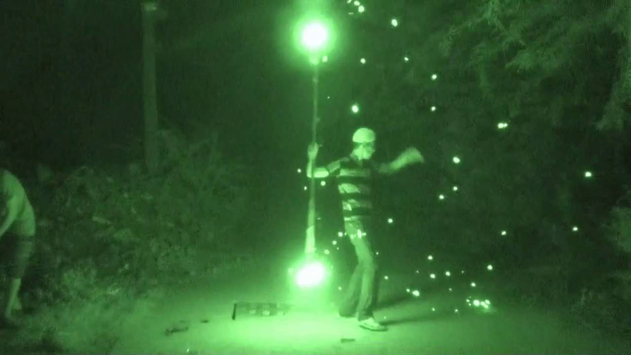 Fire bo staff - YouTube