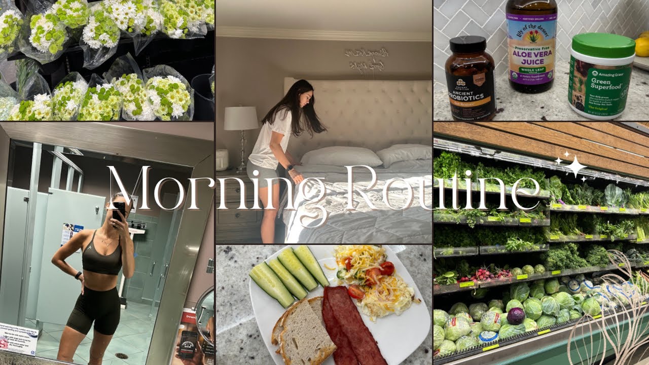 SUMMER MORNING ROUTINE | Productive & Realistic - YouTube