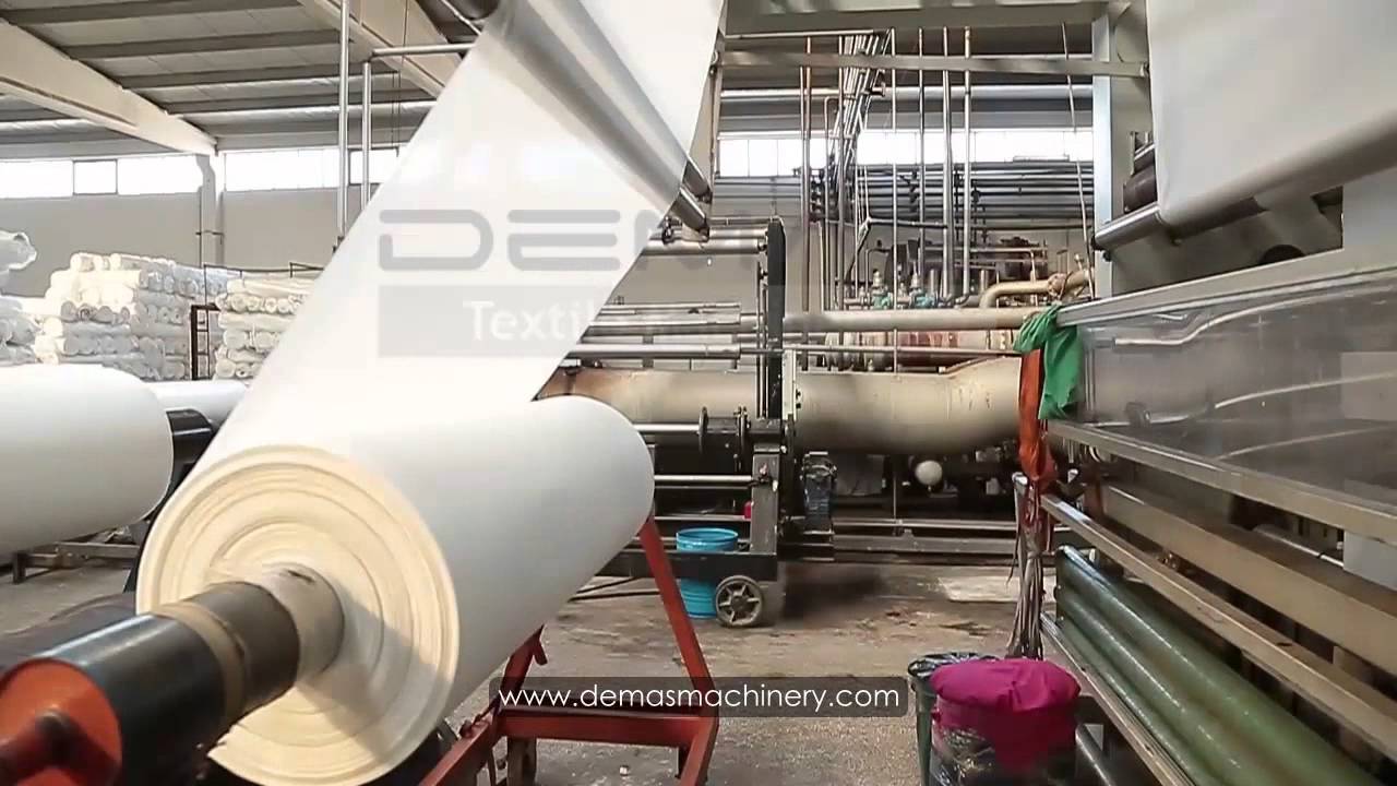 Beam Winding Machine - YouTube