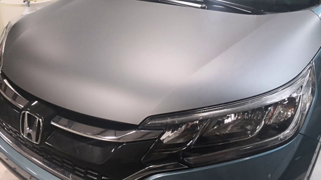 Honda wrapping matte grey - YouTube