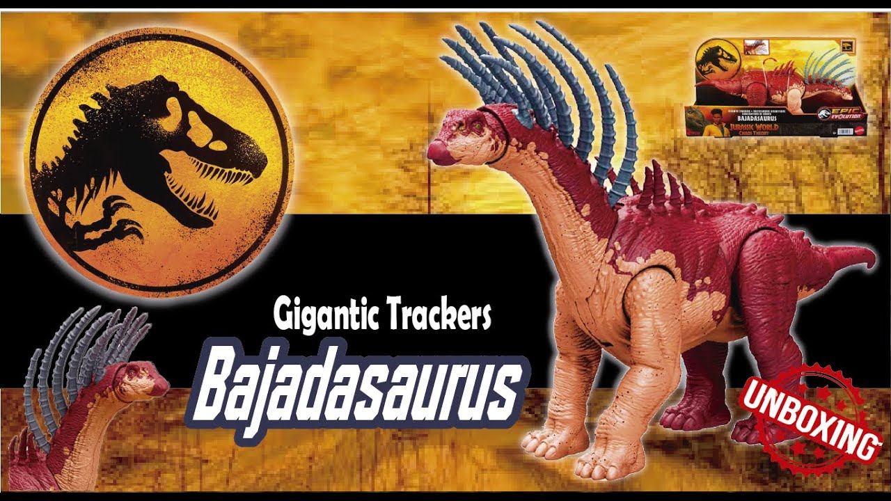 NEW Bajadasaurus Gigantic Trackers | Jurassic World Chaos Theory | Epic ...