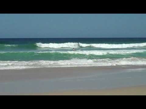 Surfing at Tallow Beach, Byron Bay (January 2010) - YouTube