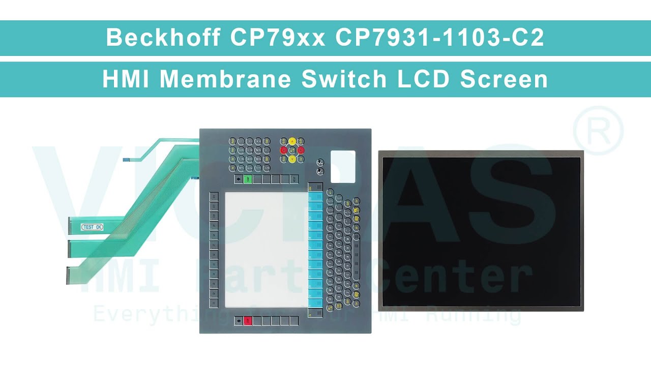 CP7931-1103-C2 Beckhoff CP79xx Switch Membrane LCD Display Screen ...
