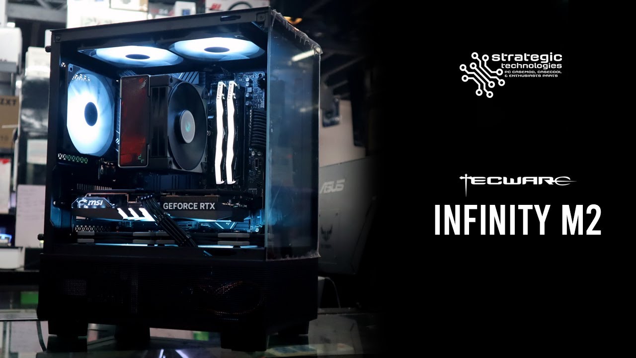 Compact mATX Gaming PC build in 2024 featuring Tecware Infinity M2 ...