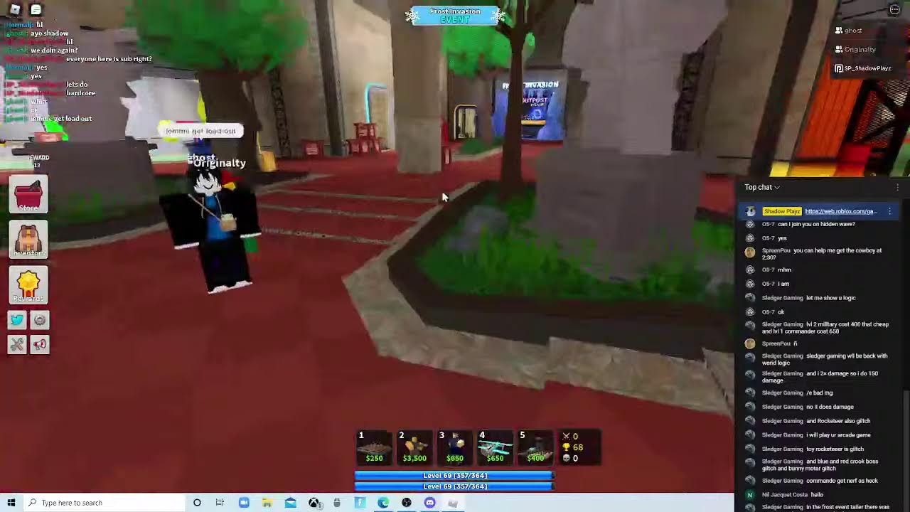 Roblox TDS Accel Carry Stream So Close to 169 Subs! - YouTube