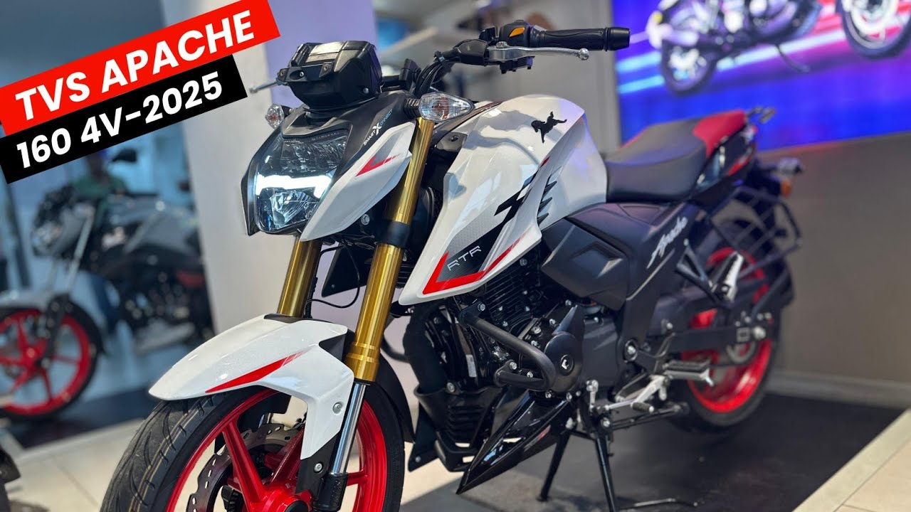 New 2025 Tvs Apache RTR 160 4v Launched-OBD 2B |Tvs Apache RTR 160 4v ...