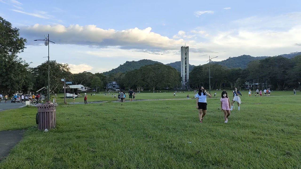 UPLB Freedom Park, full of people again last time I've seen 20200315 ...