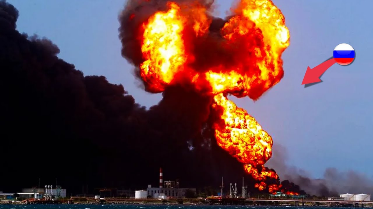 15 MINUTES AGO! BIG EXPLOSION! Ukrainian Army Blows Up 40 Russian ...