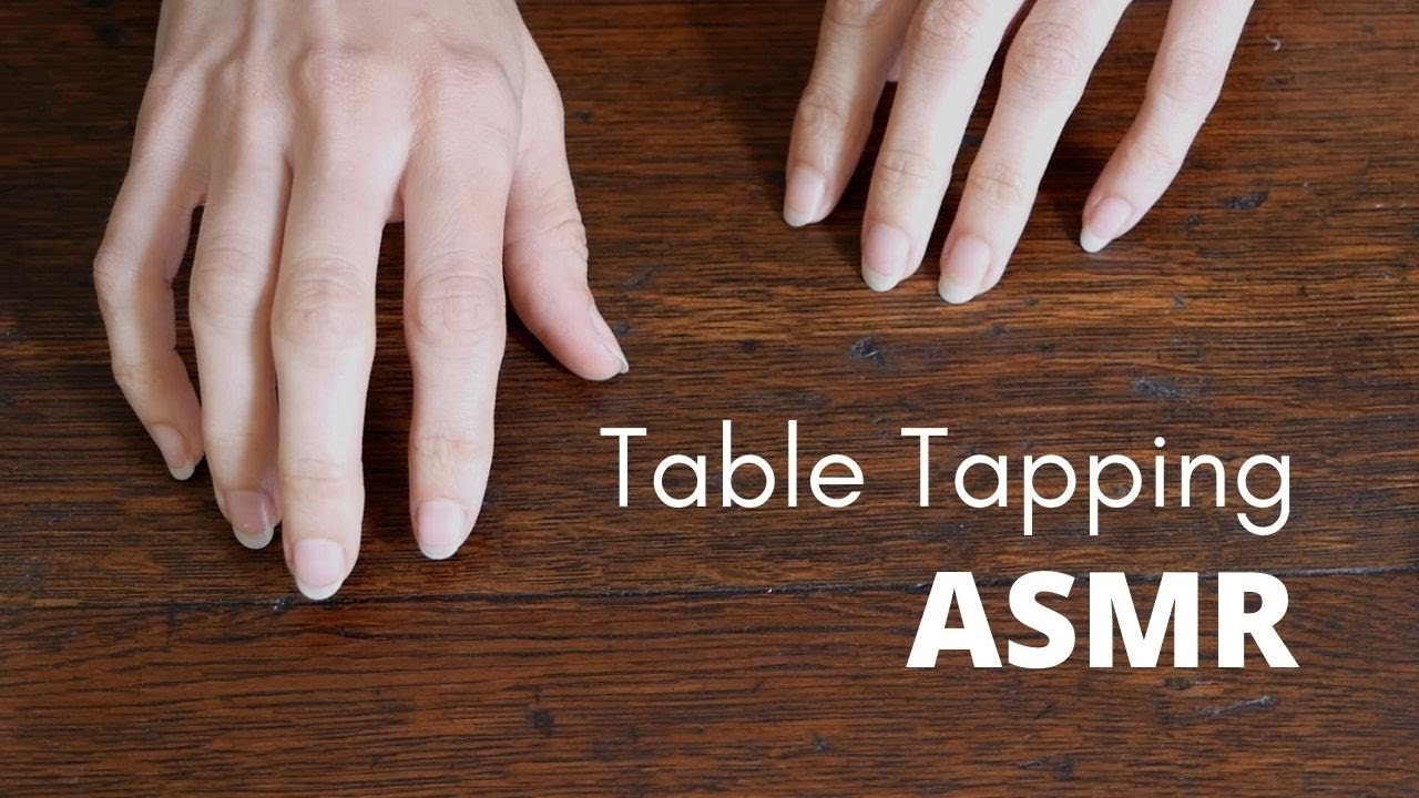 ASMR Binaural Wood Table Tapping - YouTube