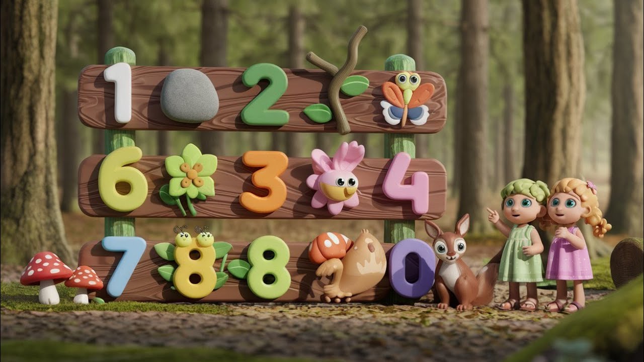 counting 1-10 song |number songs for children |learn to count 123 ...