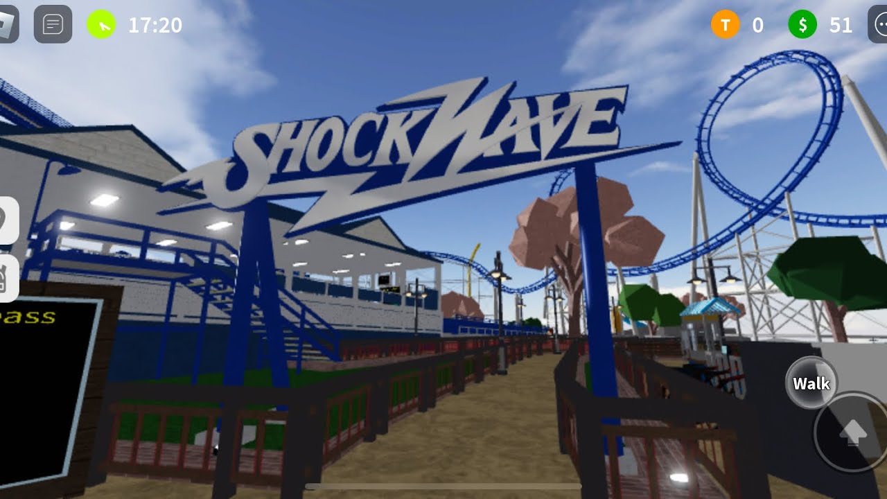 Shockwave Roblox, roller coaster - YouTube