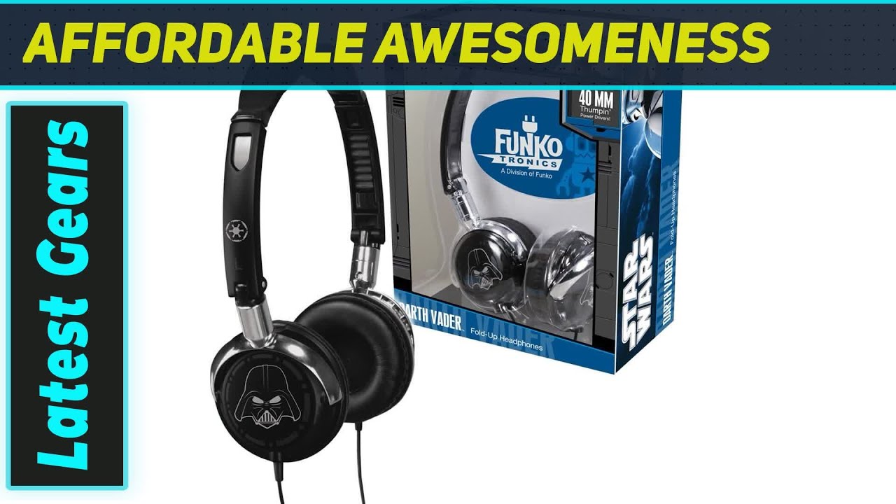 The Coolest Funko Darth Vader Fold-Up Headphones for Star Wars Fans ...