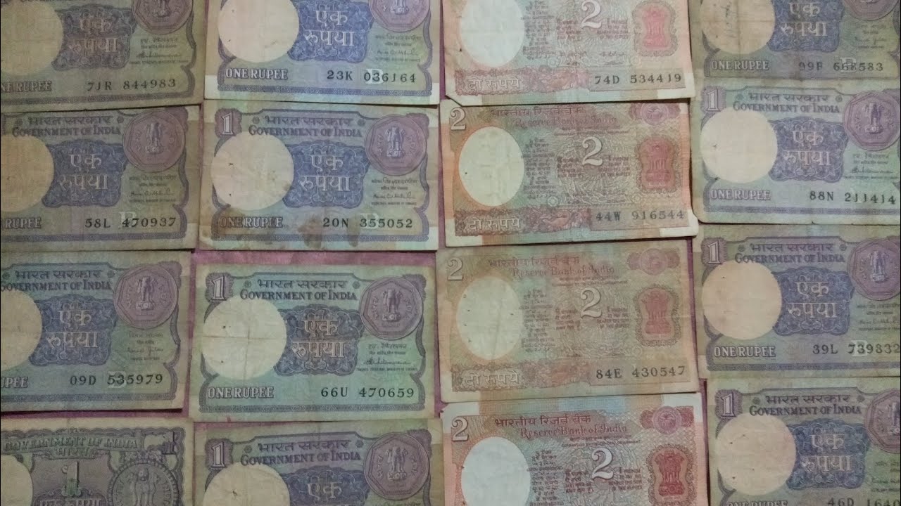 ️🌹 purane note ek rupiya do rupaye ️🌹 - YouTube