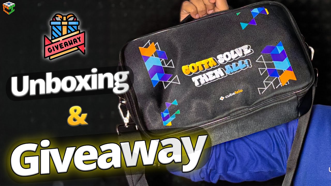 Drift Cube Bag || Unboxing (In Hindi) @Cubelelo_official || Giveaway ...