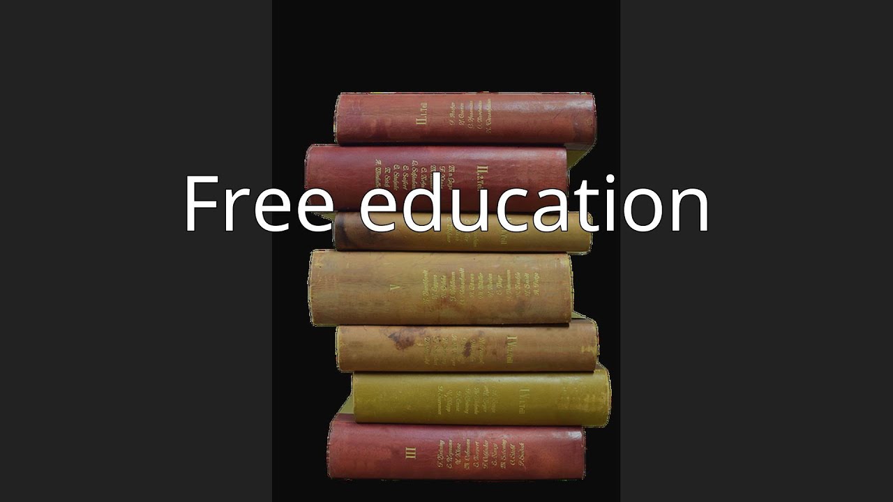 Free education - YouTube