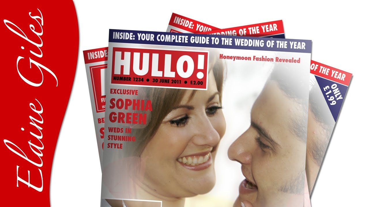 Photoshop Tutorial - Create a Magazine Cover - YouTube