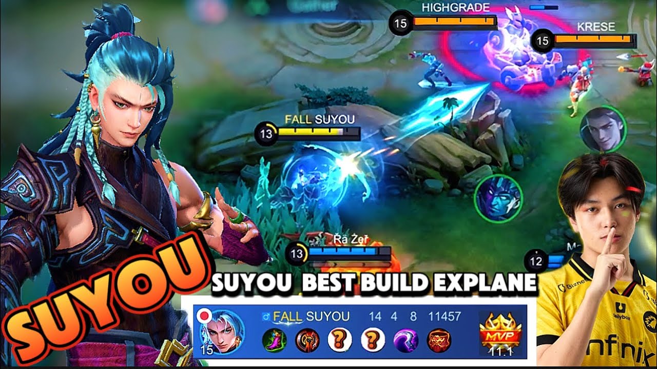 Suyou mobile legend ‼️ Suyou best build emblem explane ‼️ - YouTube