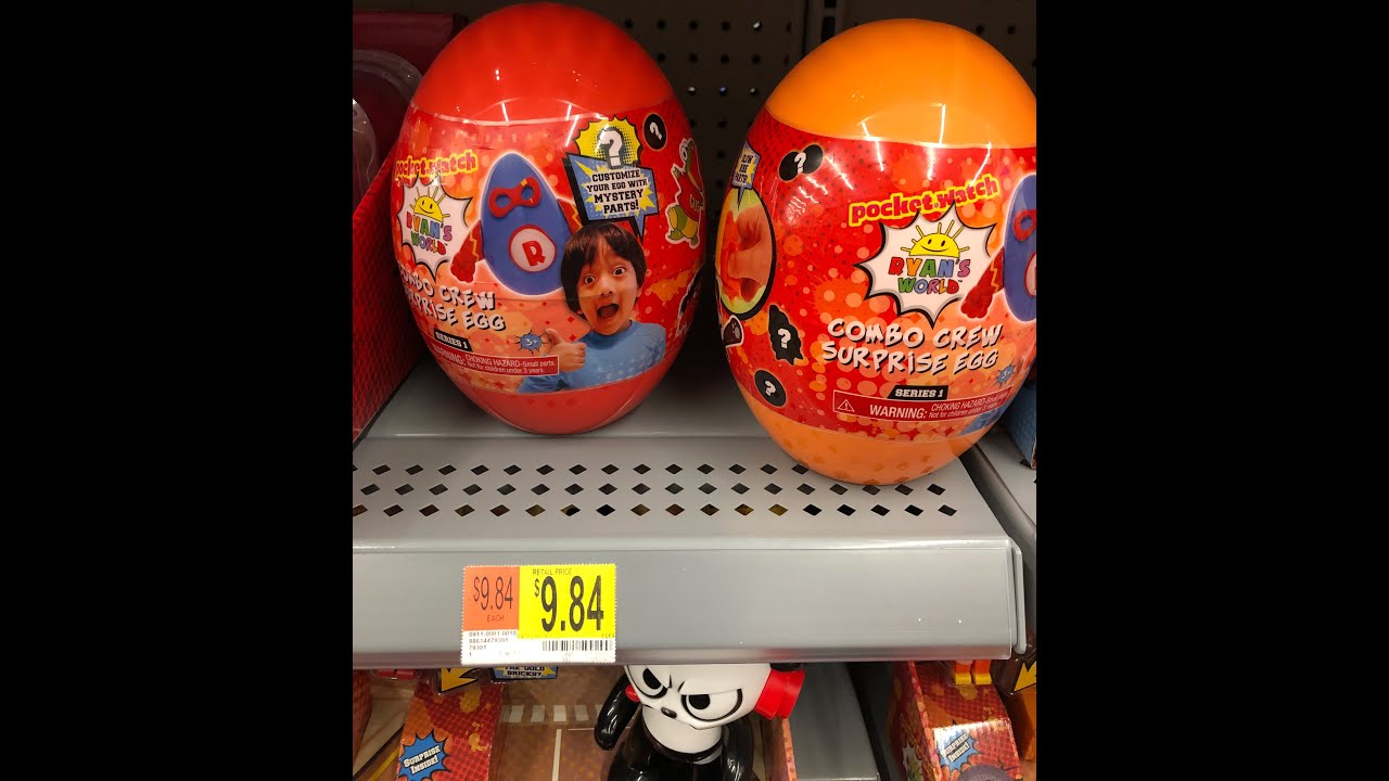 Ryan's World Combo Crew Suprise Egg Review - YouTube