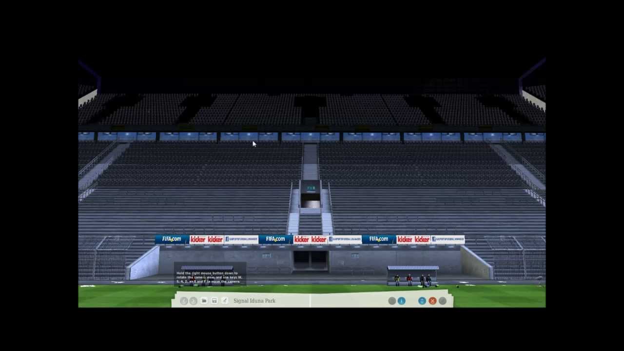 FM Virtual Stadium Tour - Westfalenstadion (Borussia Dortmund FC) - YouTube