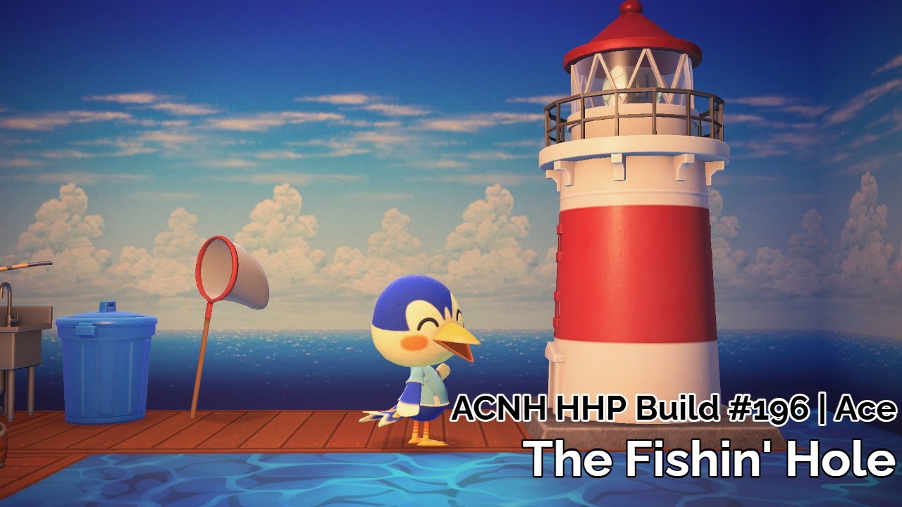 ACNH HHP Build #196 | Ace - The Fishin' Hole - YouTube