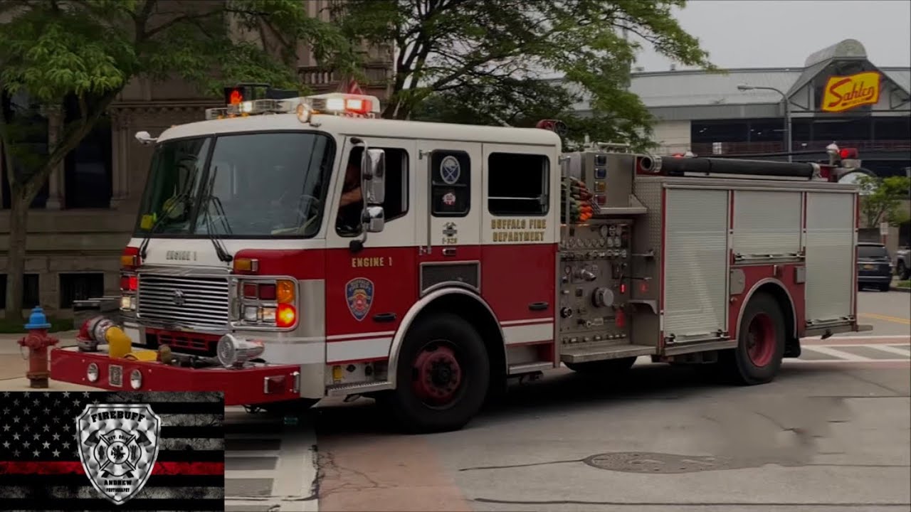 Buffalo FD E1 Responding - YouTube