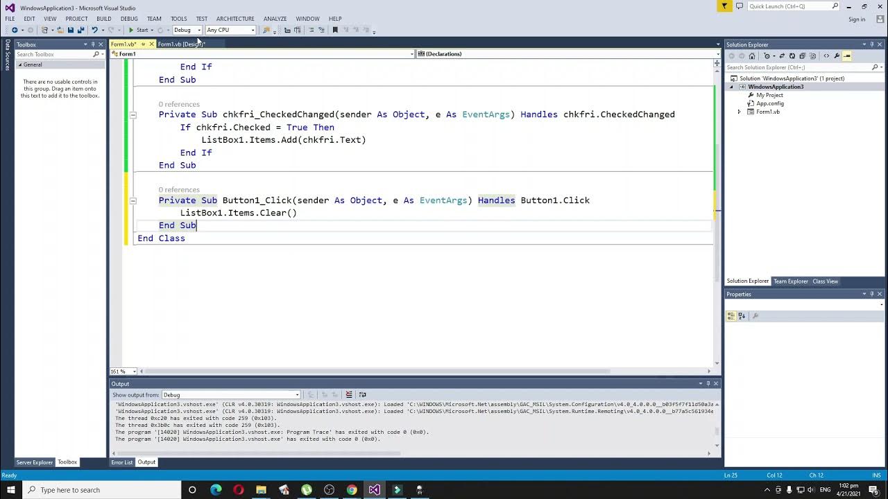 How to use CheckBox and RadioButton in Visual Studio Programming - YouTube