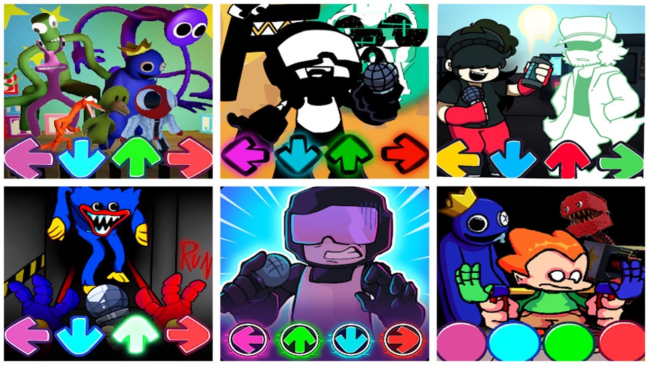 FNF Vs But Everyone Sings It (Playtime + Nerves + Ugh + Animal ...